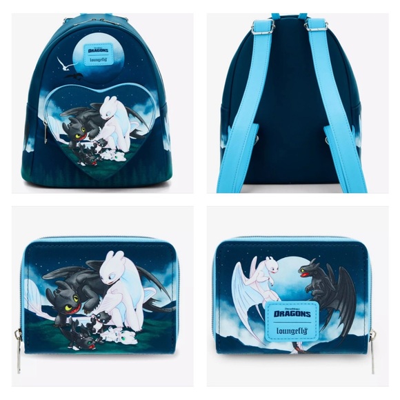 Loungefly | Bags | Loungefly How To Train Your Dragon Toothless ...